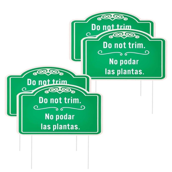 Party Supplies | Green Garden Warning Signs | Poshmark